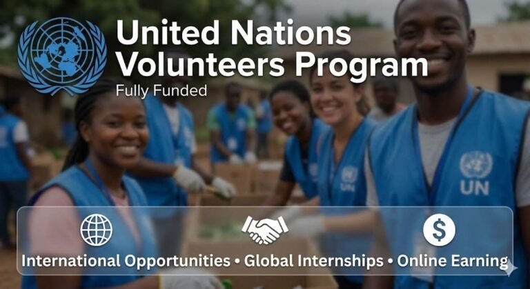 United Nations Volunteers Program Fully Funded - TechGono: Funding the ...